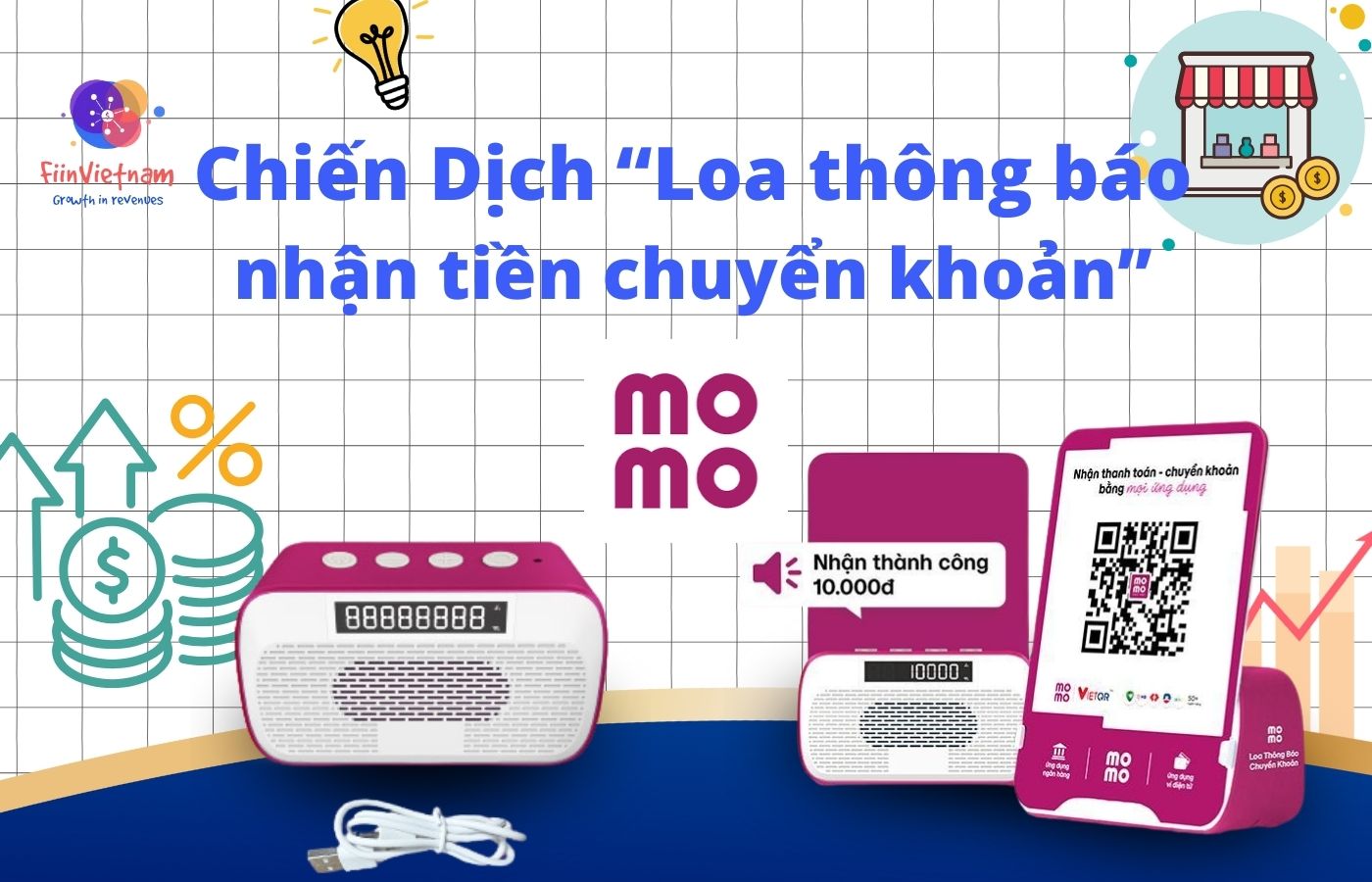 Ra mắt chiến dịch "Loa Thông Báo Nhận Tiền Chuyển Khoản MoMo" - Nền ...